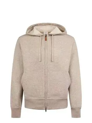 TOD'S Zip-fastening Hoodie - Neutrals
