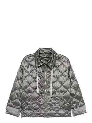 Max Mara Boxy-fit Quilted Jacket - Grey