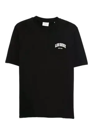 LES DEUX Brady Logo T-shirt - Black