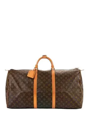 LOUIS VUITTON Monogram-patterned Duffle Bag - Brown