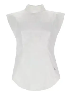 Jean Paul Gaultier Collared Top - White