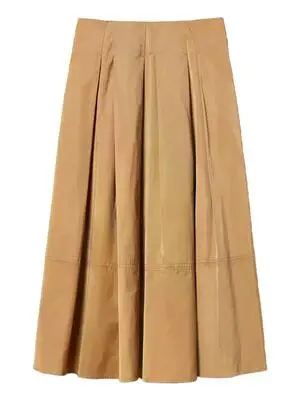 TWINSET Midi Pleated Skirt - Neutrals