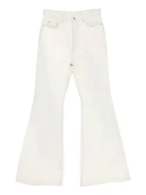 Rick Owens Bolan Bootcut Denim Jeans - Neutrals