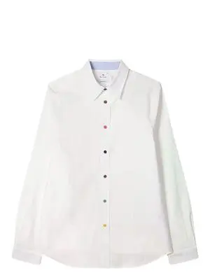 MPS Long-sleeve Buttoned Shirt - White