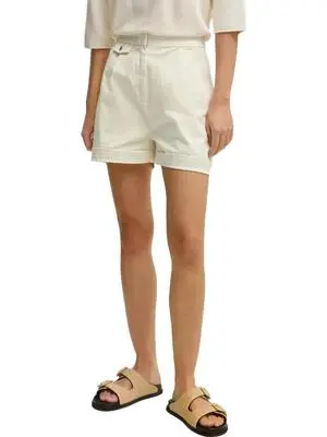 BOSS Pleated Pocket Shorts - Neutrals