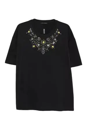 Marina Rinaldi Embellished T-shirt - Black