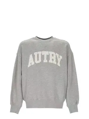 AUTRY Logo Crew-neck Sweatshirt - Grey