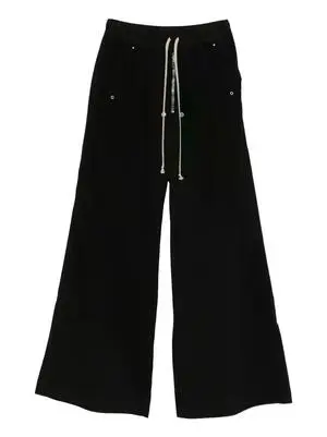 Rick Owens Drawstring Wide-leg Trousers - Black