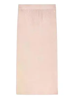 Armani Exchange Knitted Midi Skirt - Neutrals