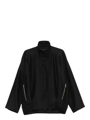 R2W Zip-fastening Jacket - Black