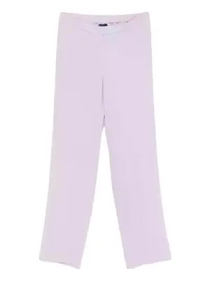 Marina Rinaldi Button Trousers - Purple