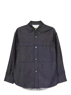JIL SANDER Button Flap-pocket Shirt - Blue