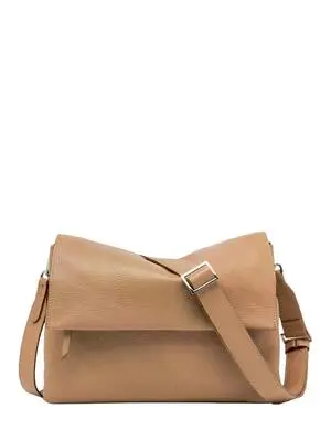 GIANNI CHIARINI Medium Three Flap Shoulder Bag - Neutrals