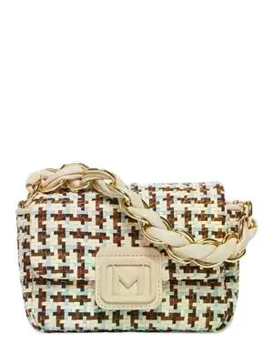 Marella Mini Le Muse Woven Shoulder Bag - Neutrals