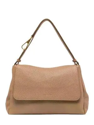 GIANNI CHIARINI Cecile Top-flap Shoulder Bag - Neutrals