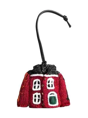 JW Anderson Knitted House Charm - Red