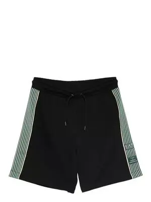 Emporio Armani Drawstring-fastening Track Shorts - Black