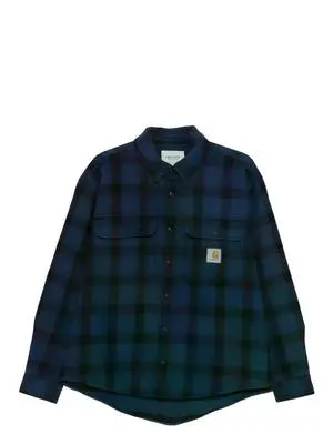 Carhartt Work In Progress Check Flap-pocket Shirt - Blue