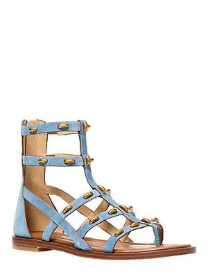 Michael Kors Noa Studded Gladiator Sandal - Blue