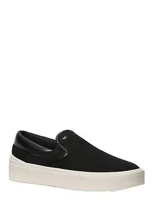 Michael Kors Eddie Canvas Slip-on Sneakers - Black