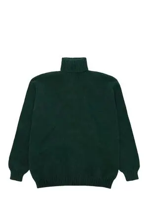 FORTELA Shetland Turtleneck Sweater - Green