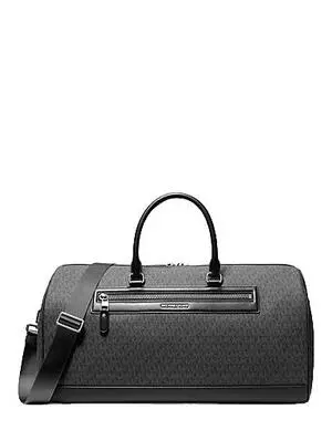 Michael Kors Jet Set Signature Logo Weekender Bag - Black