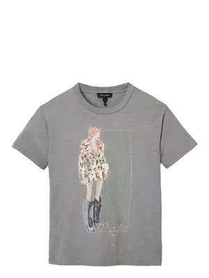Marc Jacobs Round-neck Short-sleeve T-shirt - Grey