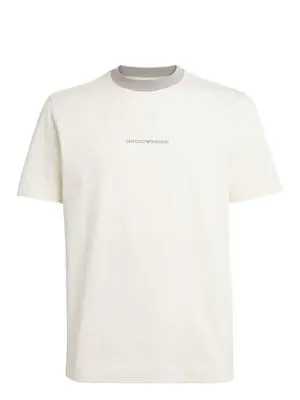 Emporio Armani Cotton Logo T-shirt - White