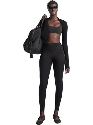 SKIMS Micro Scoop Bra Obsidian | Black | | Nike Ribbed Seamless - Obsidian/armor