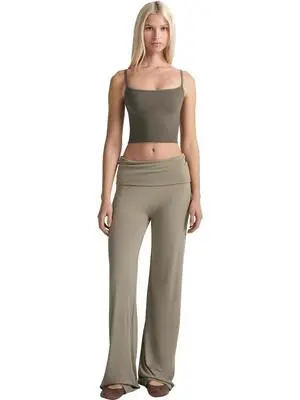 SKIMS Ribbed Seamless Cami - Dusty Oakmoss