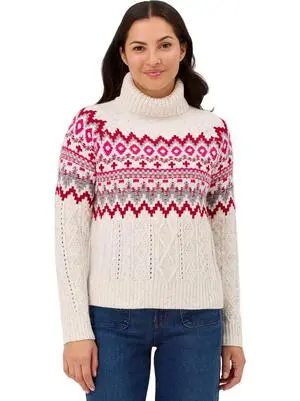 Krimson Klover Turtleneck Sweater - Snow