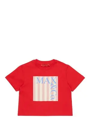 Max & Co. T-shirt With Logo - Red