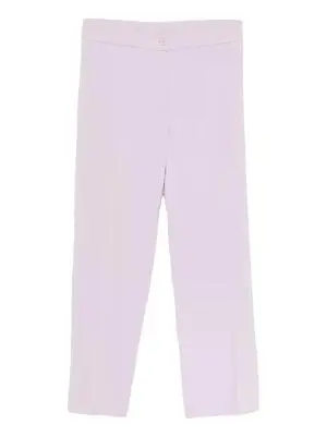 Marina Rinaldi Button Trousers - Purple