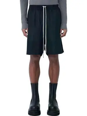 Rick Owens Elasticated Drawstring Shorts - Black