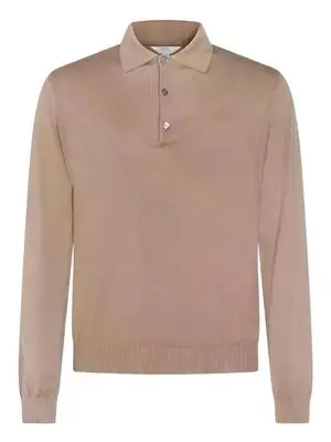 Malo Long-sleeve Polo Shirt - Brown