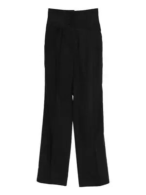 MITILIANE COUTURE High-waisted Trousers - Black