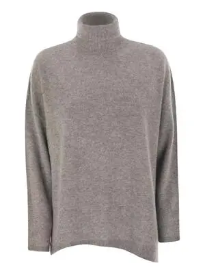 VANISÈ Giuly High-neck Jumper - Grey