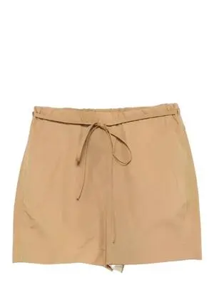 Loulou De Saison Drawstring Shorts - Neutrals