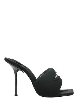 Alexander Wang Square-toe Heeled Mules - Black