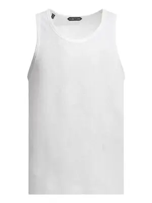 TOM FORD Round-neck Tank Top - White