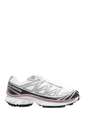 SALOMON Xt-6 Logo Print Sneakers - White