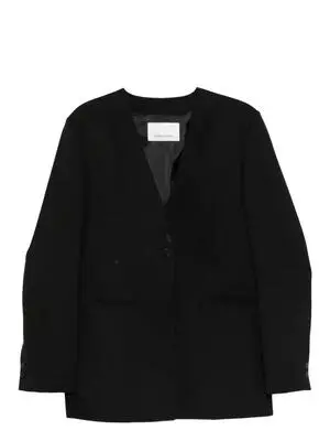THE FRANKIE SHOP Single-breasted Blazer - Black