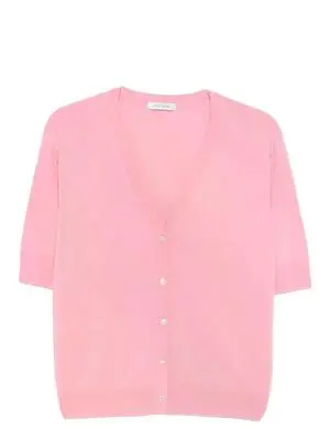 PHILO-SOFIE Buttoned V-neck Cardigan - Pink