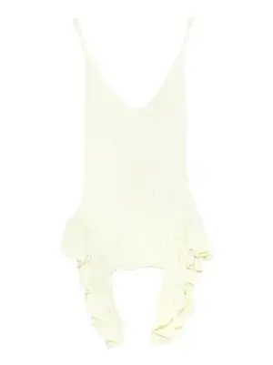Blumarine V-neck Top - Yellow