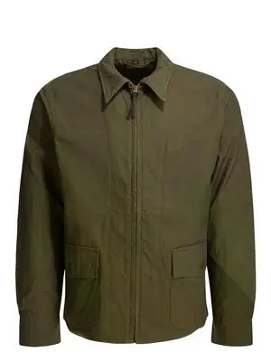 BUZZ RICKSON'S Zip-up Flap-pocket Shirt Jacket - Green