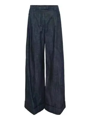 3.1 Phillip Lim Shirting Wide-leg Jeans - Blue