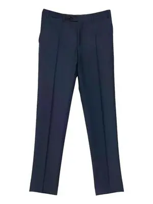 Canali Button Trousers - Blue