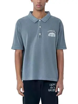 GALLERY DEPT. Preamo Short-sleeve Polo Shirt - Grey