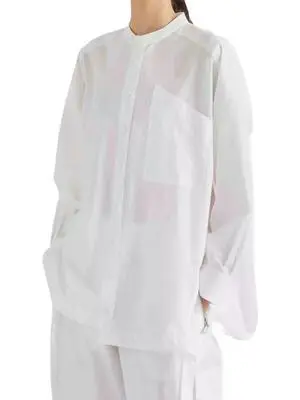 MEIMEIJ Pocket Collared Shirt - White