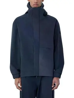 Moncler High-collar Jacket - Blue